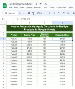 How to Automatically Apply Discounts to Multiple Products in Google ...