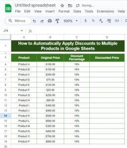 How to Automatically Apply Discounts to Multiple Products in Google ...