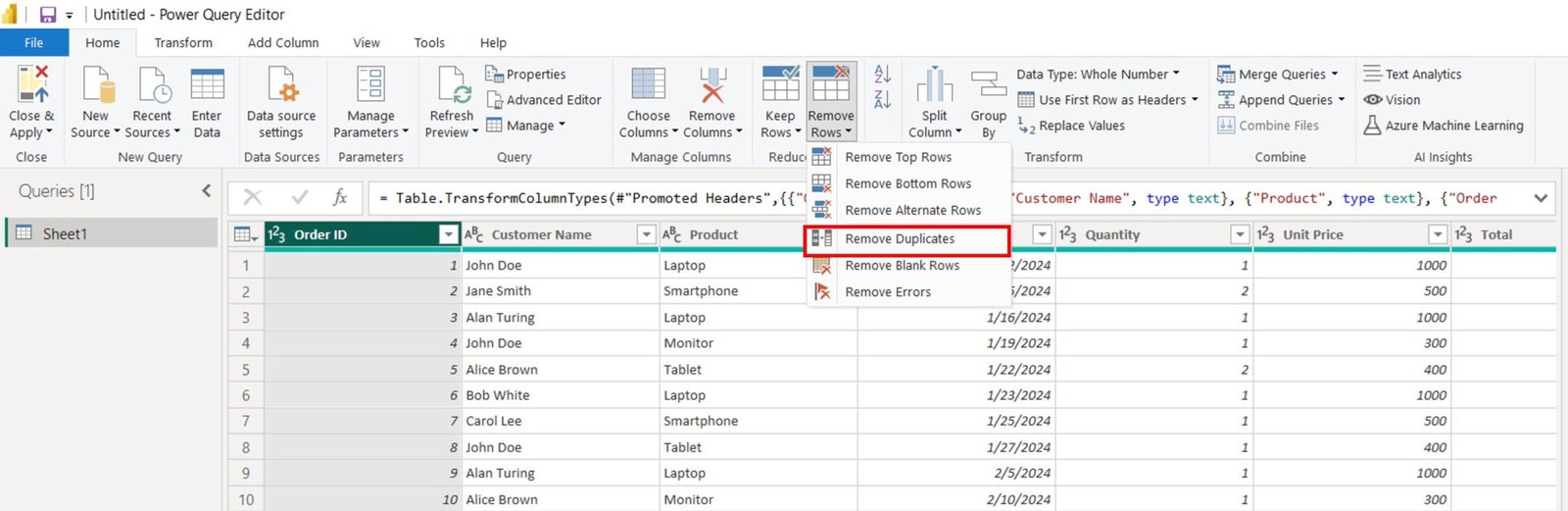 Cleaning Data with Power Query in Power BI - Neotech Navigators