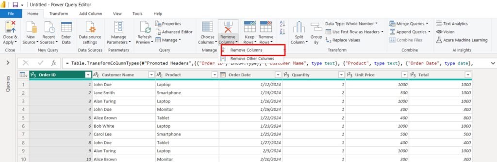 Cleaning Data with Power Query in Power BI - Neotech Navigators