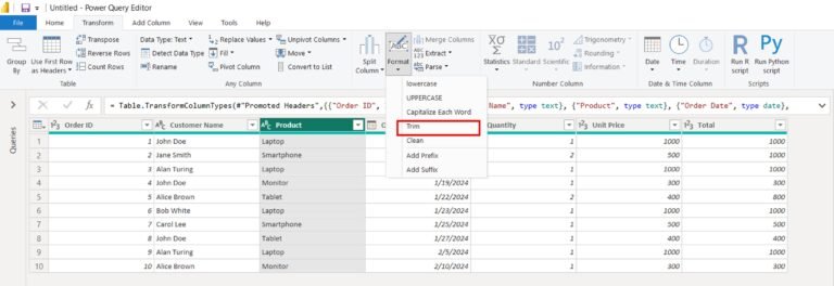 Cleaning Data with Power Query in Power BI - Neotech Navigators