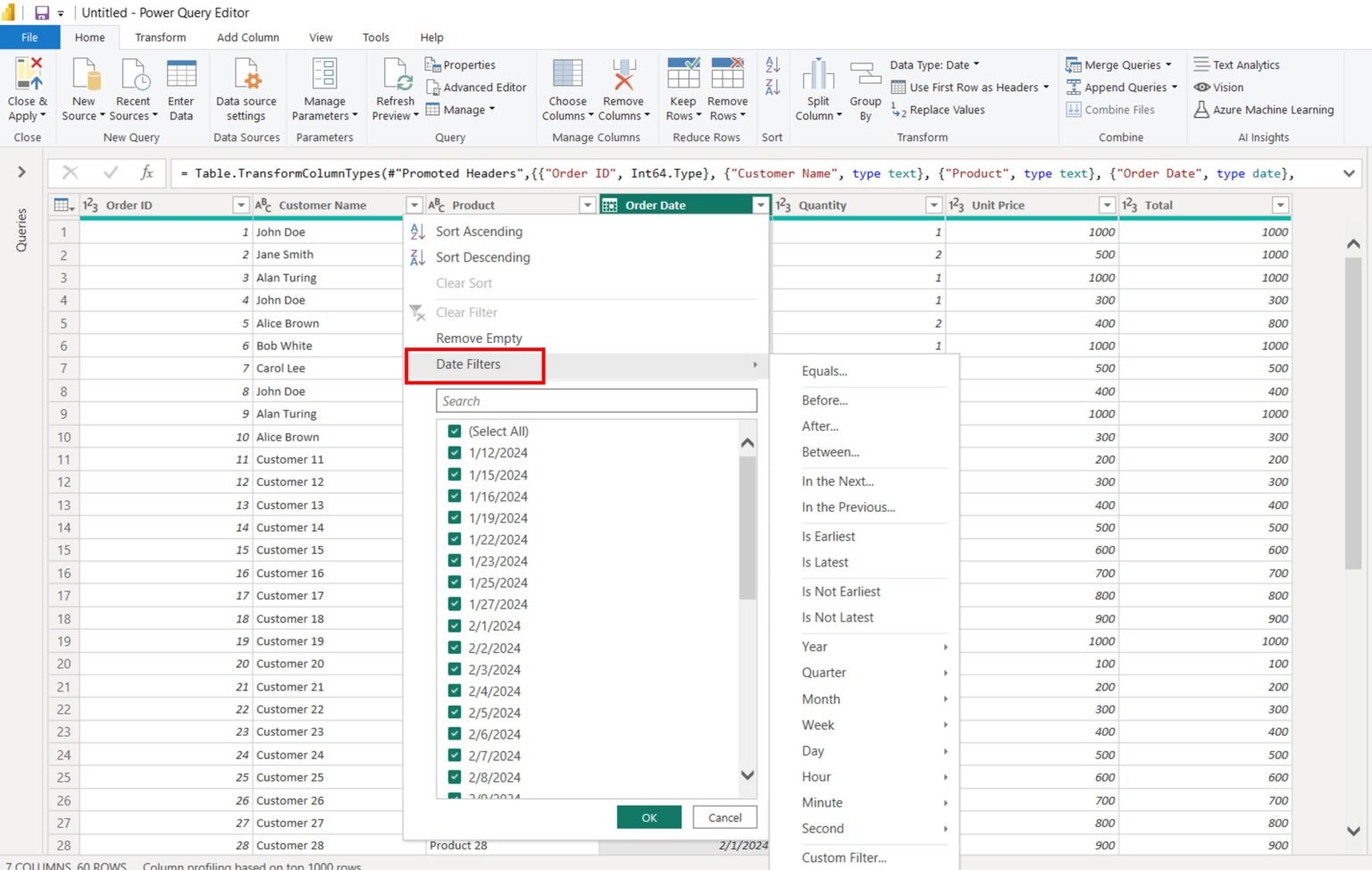 Filtering Rows in Power Query for Power BI - Neotech Navigators Filtering Rows in Power Query for Power BI - Neotech Navigators