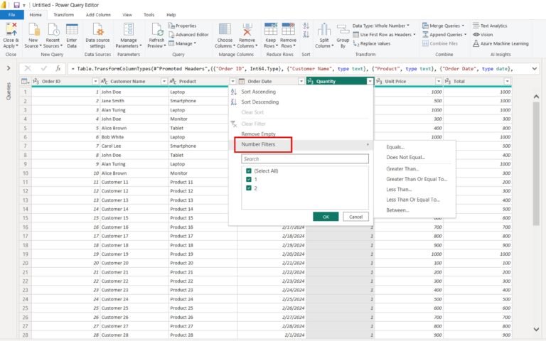 Filtering Rows in Power Query for Power BI - Neotech Navigators Filtering Rows in Power Query for Power BI - Neotech Navigators