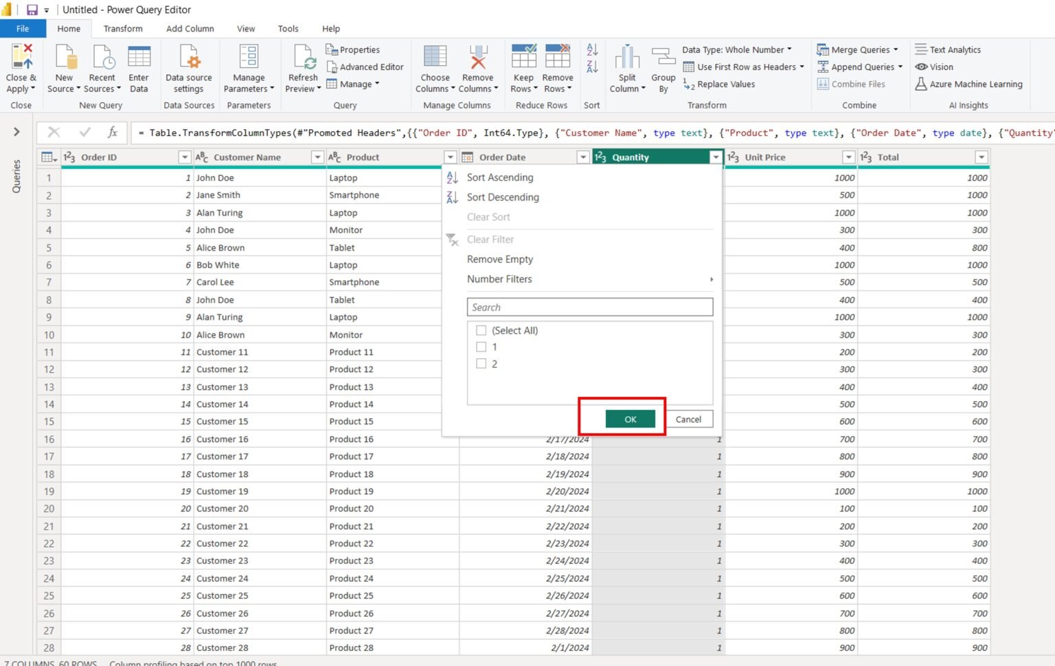 Filtering Rows in Power Query for Power BI - Neotech Navigators