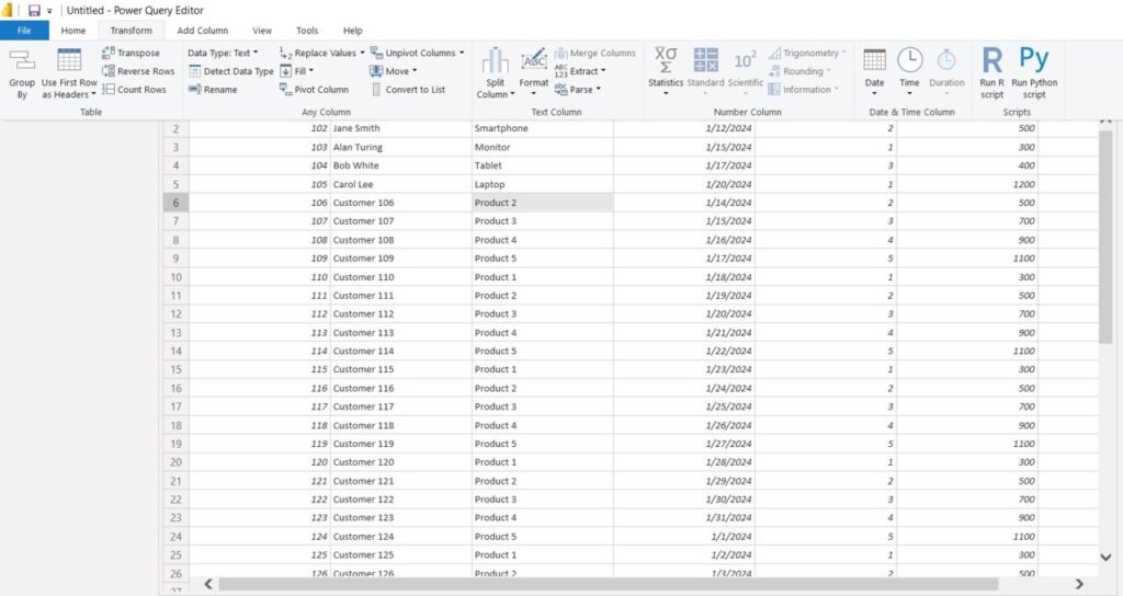 Renaming Columns in Power Query for Power BI - Neotech Navigators