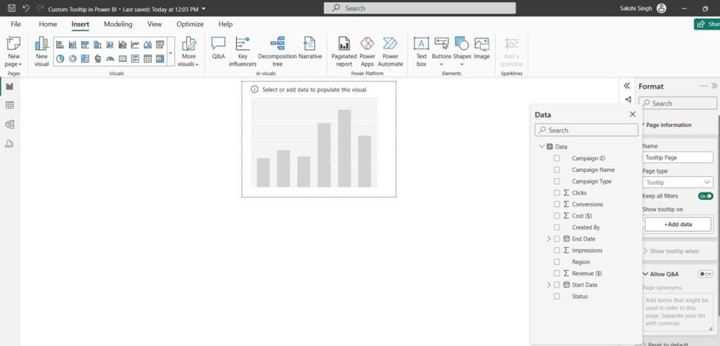 Custom Tooltip in Power BI - Neotech Navigators